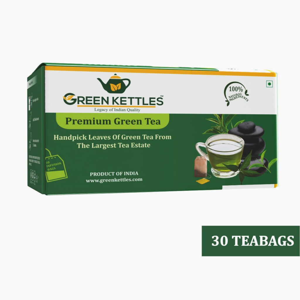 Premium Green Tea Bag – Dip Tea Bag (30 Nos.) – Green Kettles Food and ...